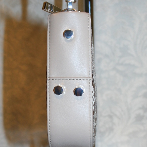 LUANA ITALY | Bags | Luana Italy Medea Mini Crossbody Pewter Snake ...